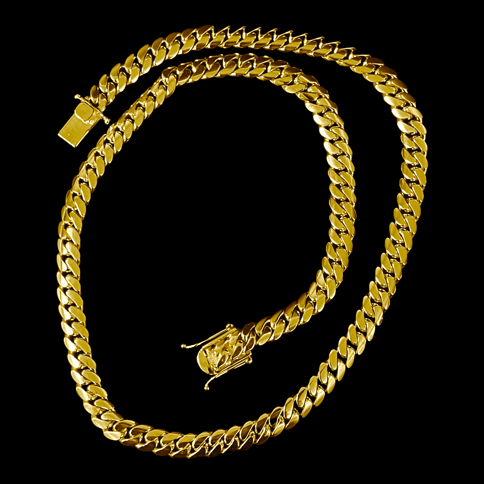 10mm Silver Miami Cuban Link Chain – Ice Kings